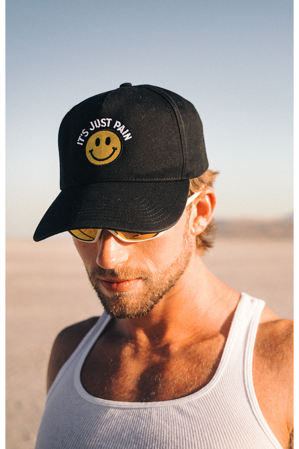 IT'S JUST PAIN SNAPBACK HAT - GRIN THROUGH IT EDITION